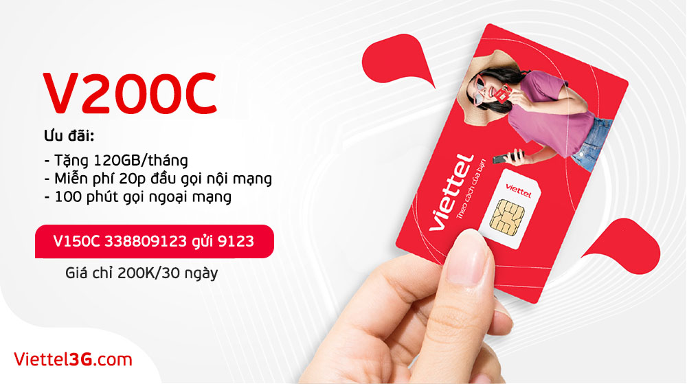 Hướng dẫn đăng ký gói cước V200C Viettel - Đăng Ký 3G Viettel